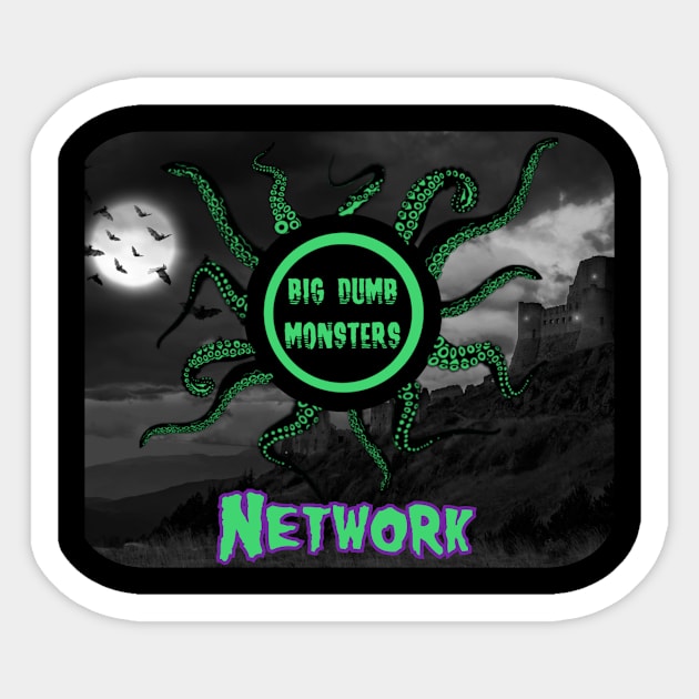 Big Dumb Network Logo - Big Dumb Monsters - Sticker | TeePublic